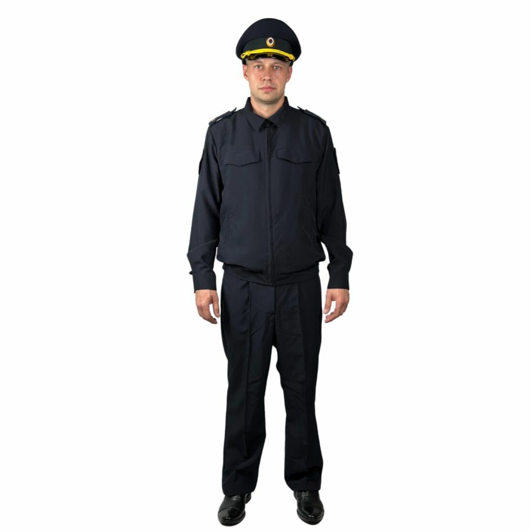 Костюм Полиции МВД (ОВД) уставной повседневный офисный нового образца (приказ 777) от формы сотрудников Министерства Внутренних Дел. Темно синий Габардин.