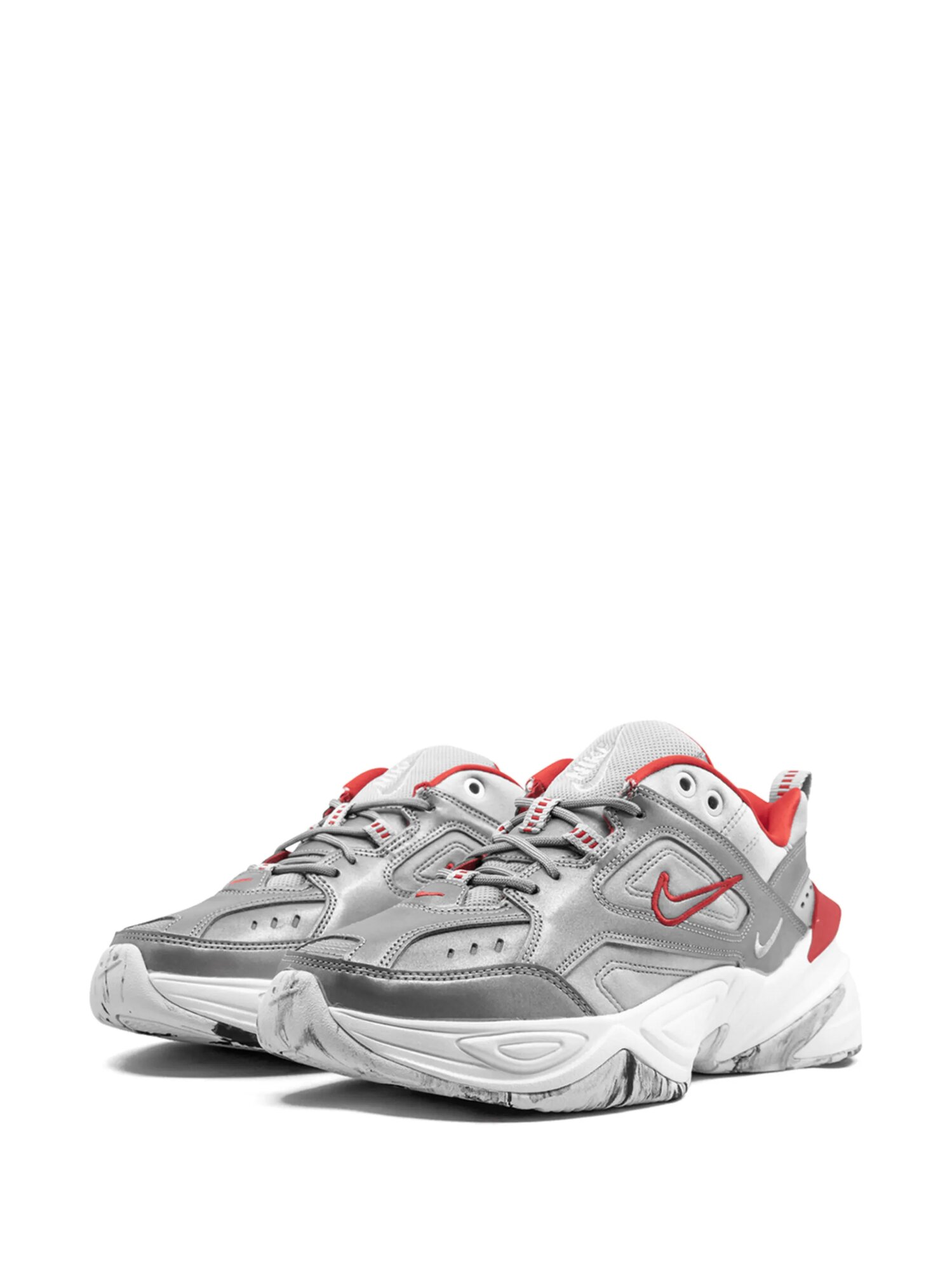Кроссовки NIKE M2K Tekno, размер 8.5 US, серебряный — фото 1