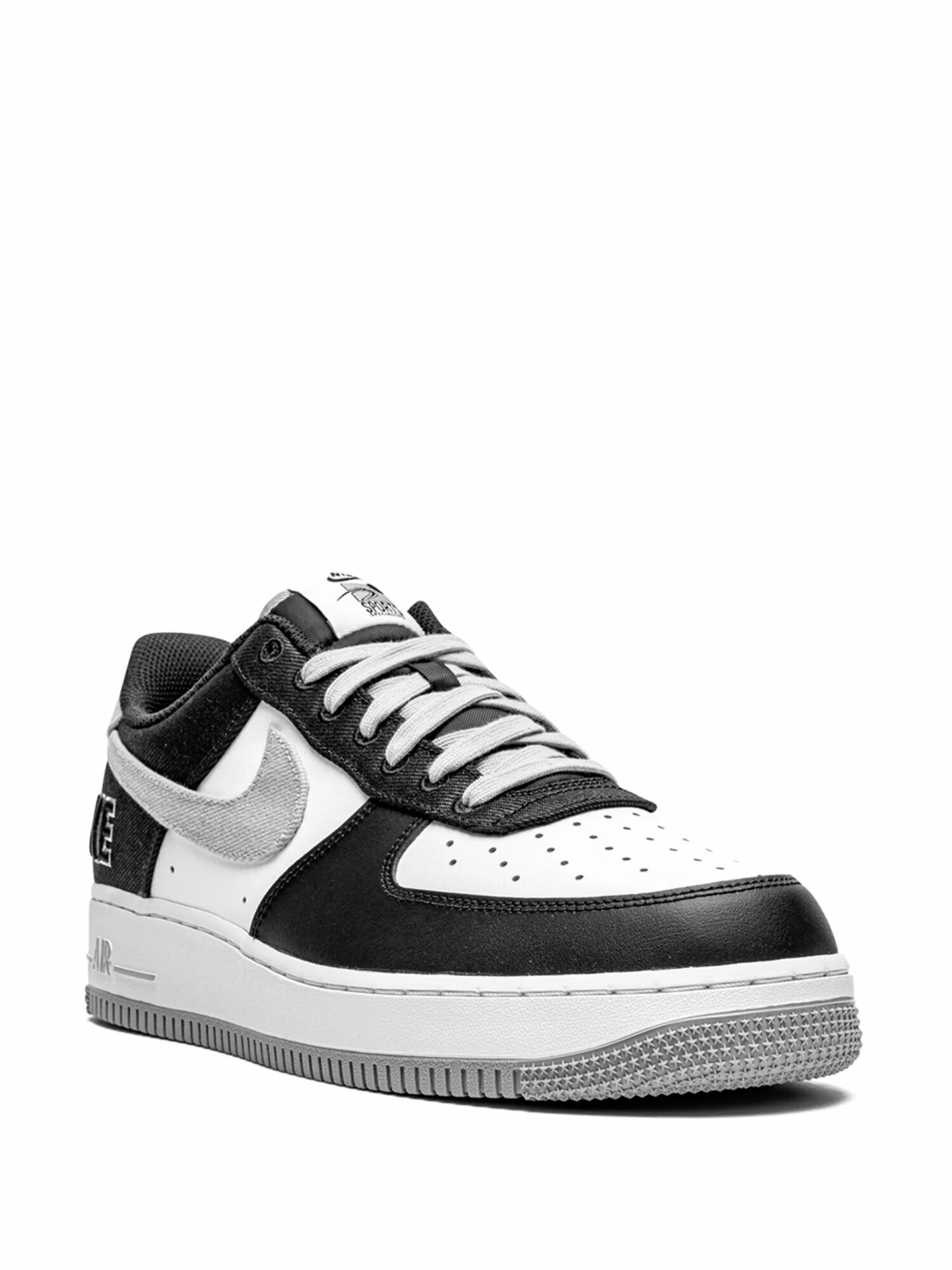 Кроссовки NIKE Air Force 1 '07 EMB, размер 10.5 US, чёрный — фото 1