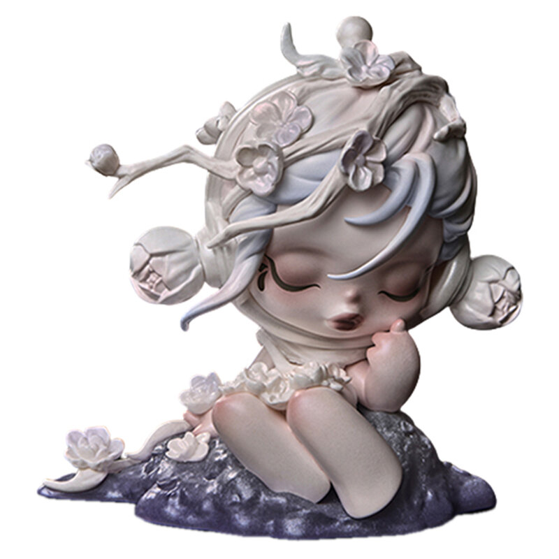 Фигурка унисекс POP MART SKULLPANDA The Ink Plum Blossom Collection, Confirmed-Hidden Style-Plum Blossom (Open)
