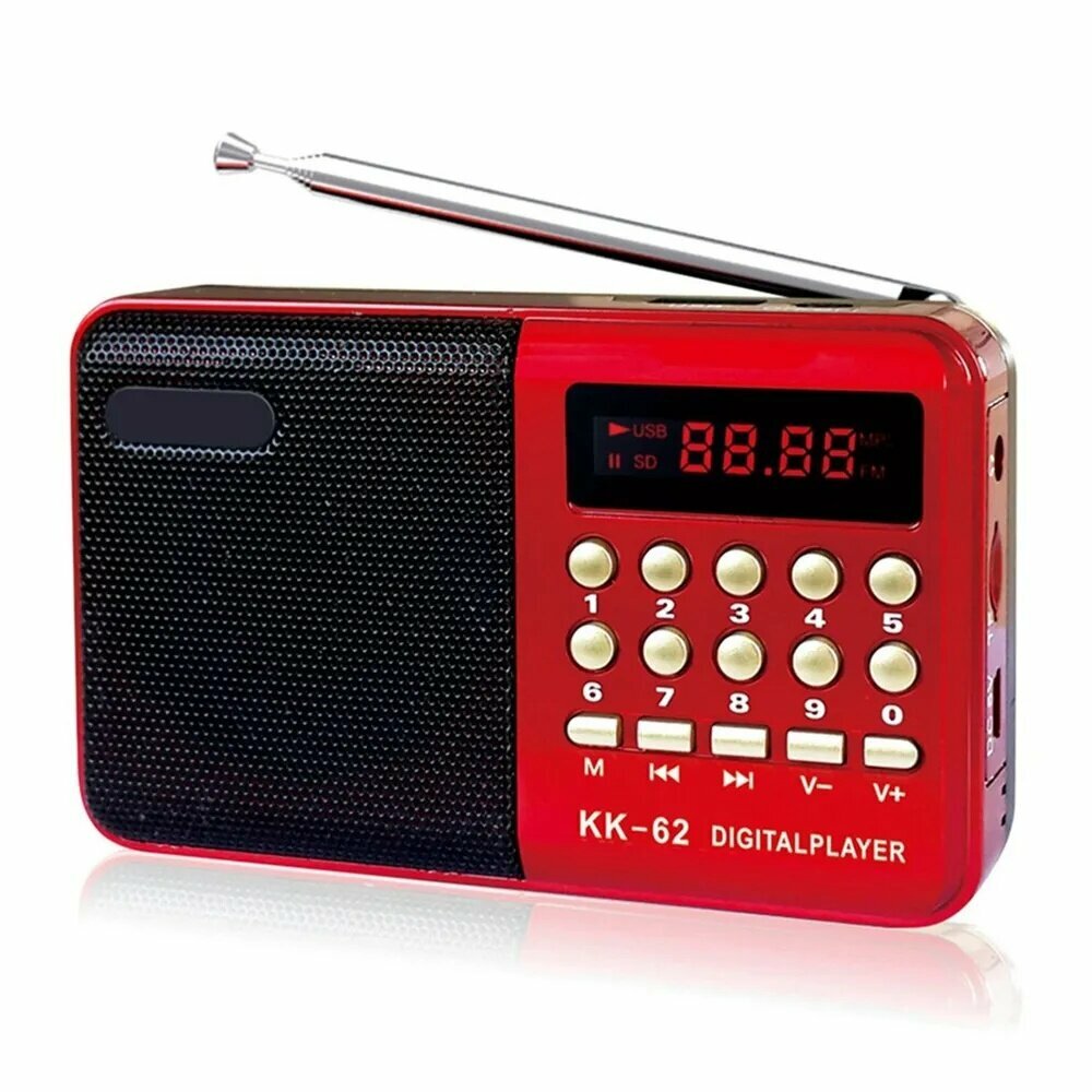 Многофункциональный цифровой FM-радиоприемник, медиа-динамик, MP3-плеер