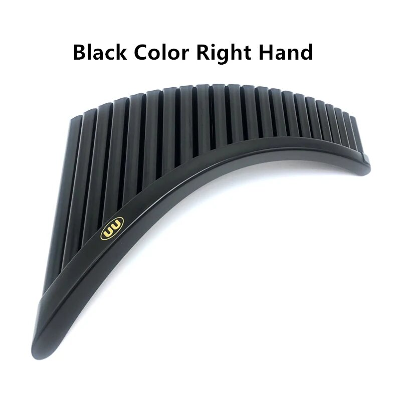 Панфлейта из АБС-пластика, 22 трубки, G ключ Черный, Black Right Hand