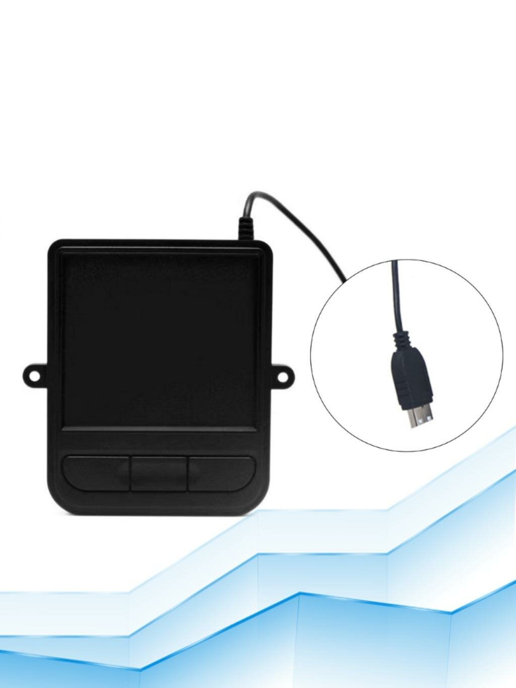 Компактный USB-трекбол с сенсорной панелью, USB-сенсор С ушами