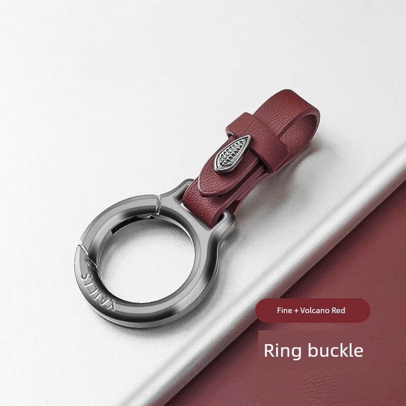 Ржавый автомобильный брелок-лента вулканического красного цвета, противоугонный ключевой аксессуар для машин,