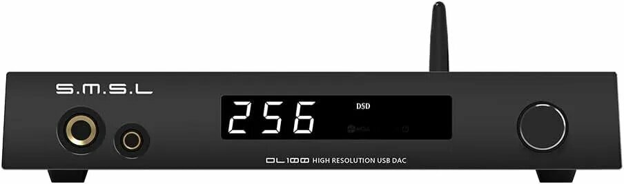 ЦАП-усилитель SMSL DL100 Hi-Fi-усилитель класса High-End с балансным 4,4-мм выходом для наушников, оптическим, XLR, MQA, HDMI, RCA и беспроводным сертифицирован JAS Hi-Res