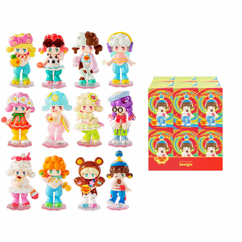Коллекционные фигурки POP MART Punch Roselle Satyr Rory Pearl Collection, Whole Set 12 Pcs