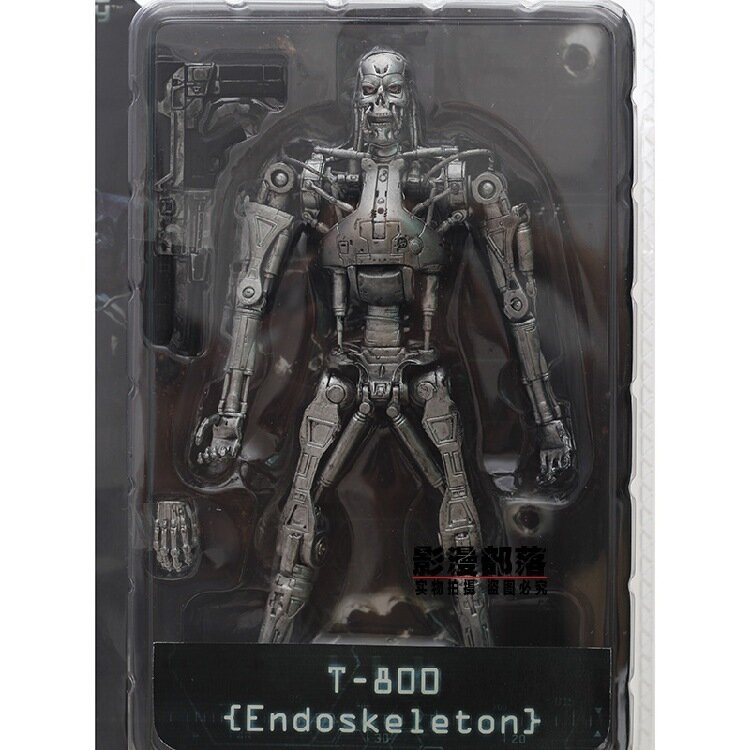 NECA 7-дюймовый Терминатор 2 T800 Шварценеггер металлический скелет версия подвижная фигурка куклы модель