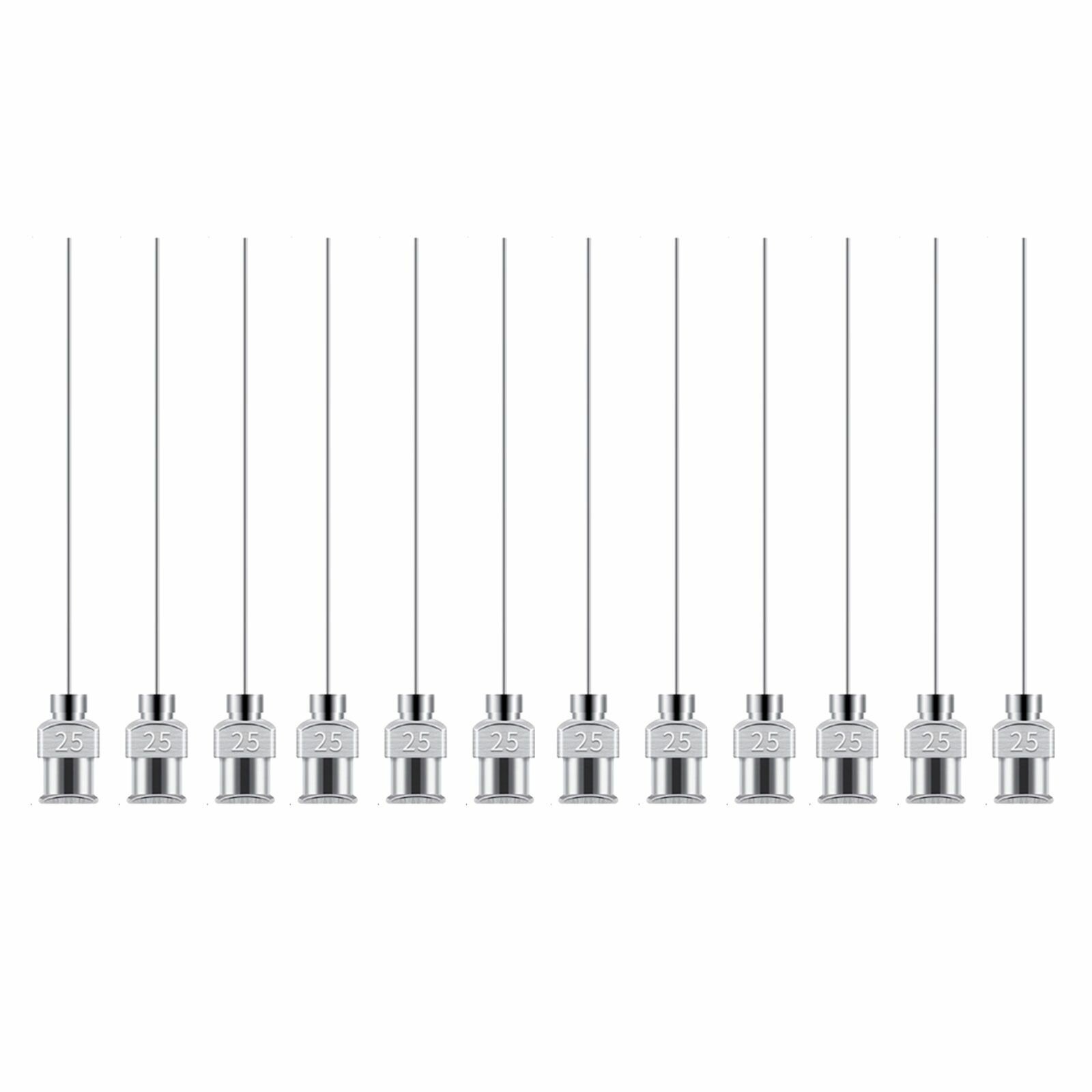 12 игл из нержавеющей стали 50 мм для точного нанесения клея