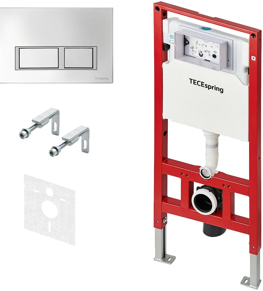 Инсталляция с кнопкой TECE TECEspring S401201 50, 6 см