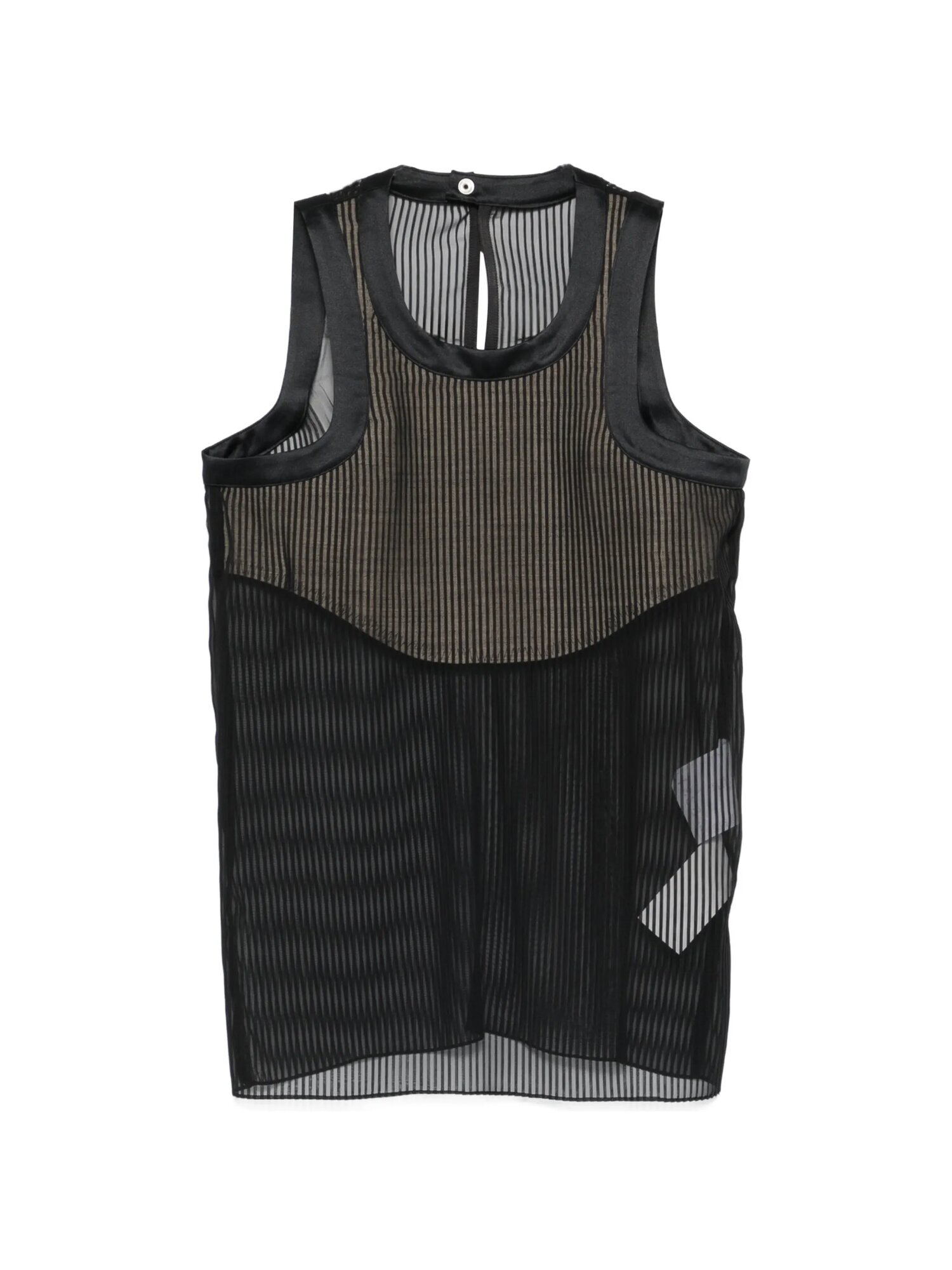 Топ Striped sleeveless top