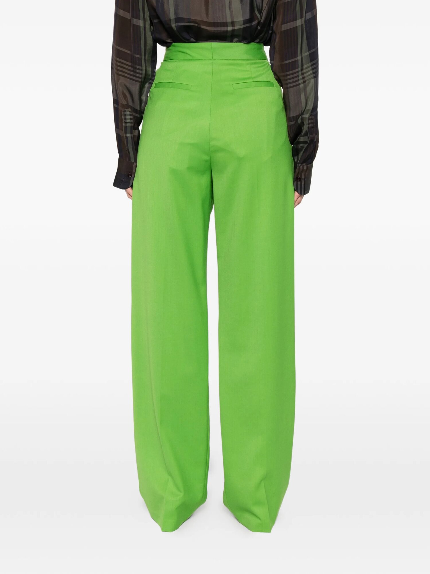 Брюки Elisabetta Franchi Pleated-front tailored trousers, размер 46 — фото 1