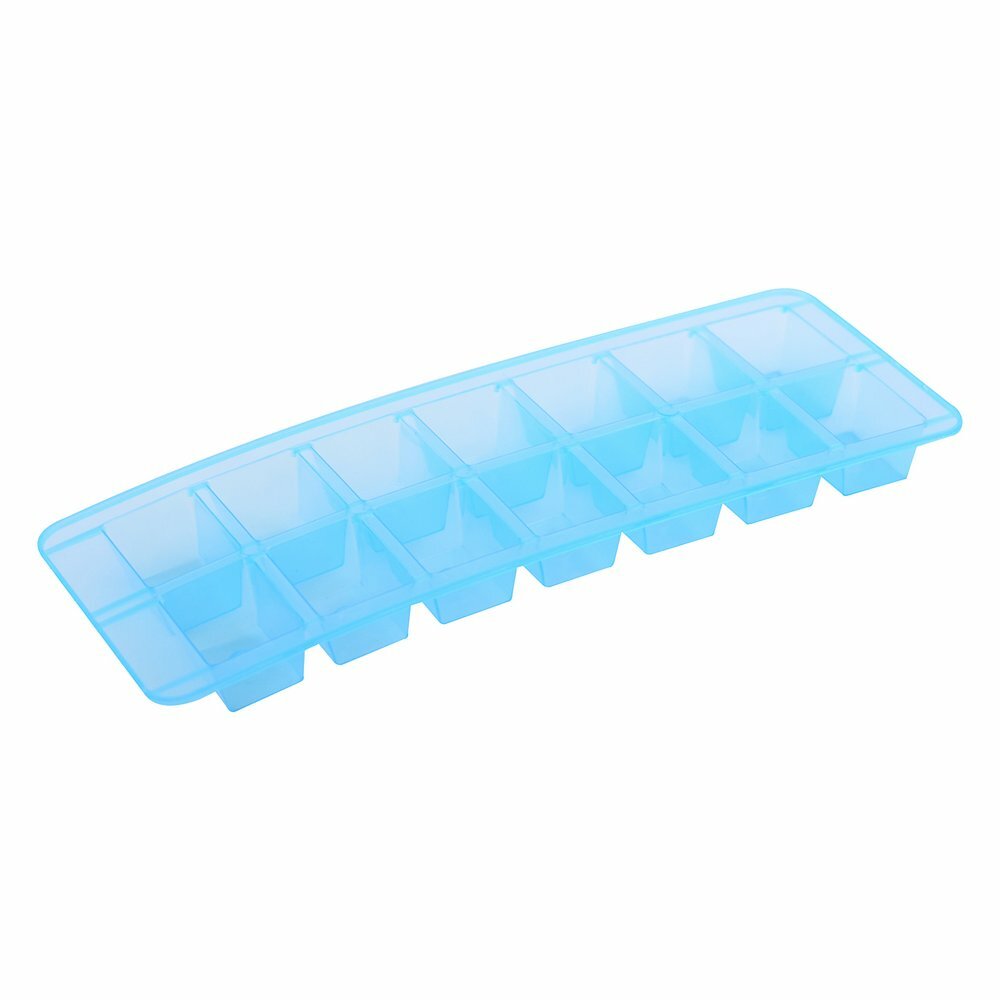 Форма формования кубиков льда пластиковая Мультидом. Размер 23,5х9см. 1 шт