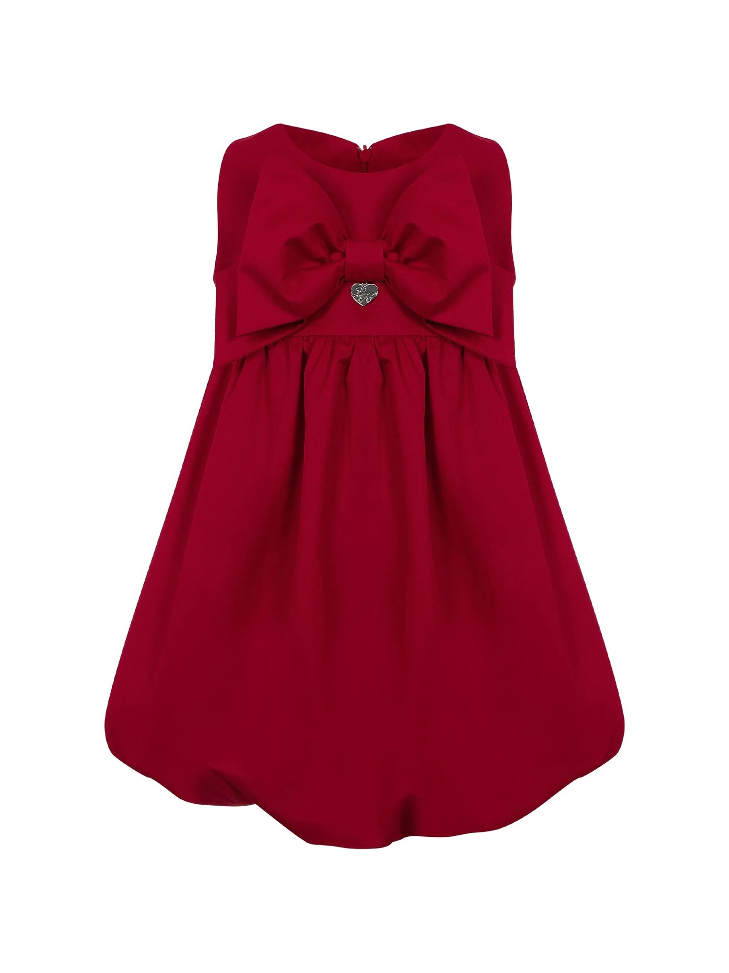 Платье Bow heart-appliqué dress