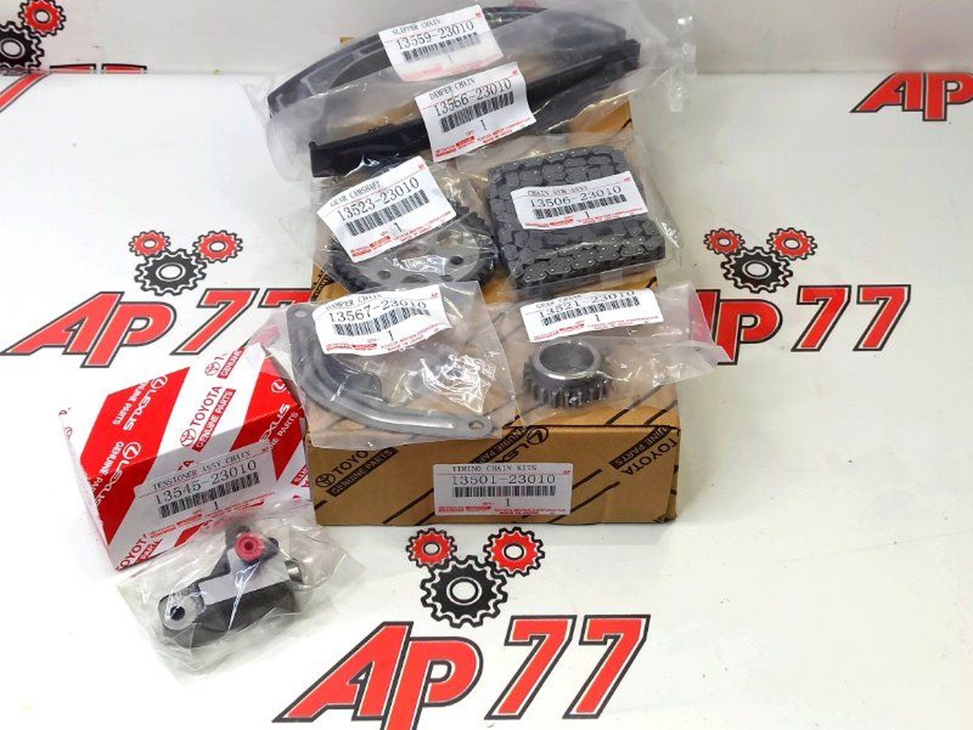 Набор цепи ГРМ Toyota 1SZFE, 1350123010, KA34, для автомобиля