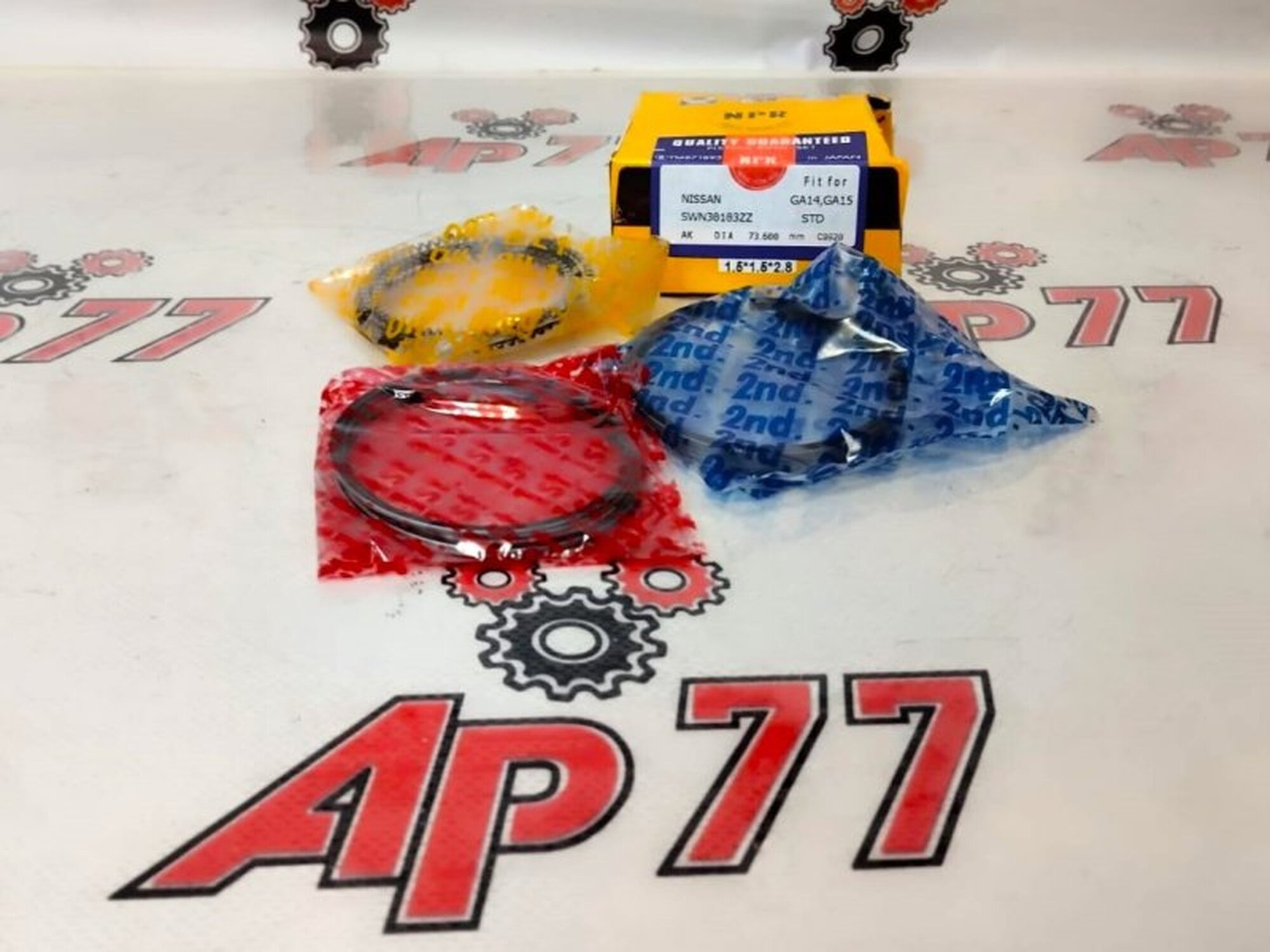 Кольца поршневые Nissan, для Nissan Almera GA14DE, SWN30103ZZ