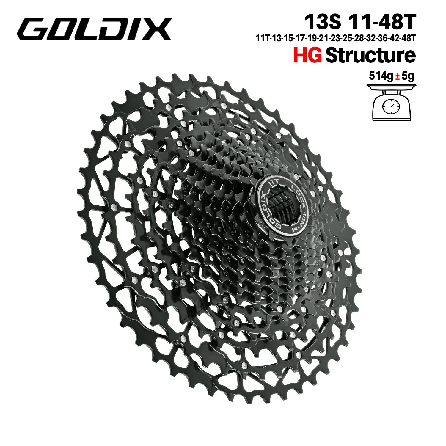 GOLDIX 13S кассета 11-48T HG