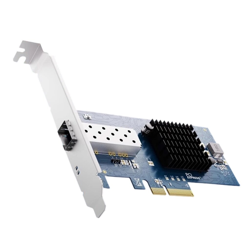 Однопортовая Сетевая карта PCIe 4X, Адаптеры Ethernet 10G С интерфейсами SFPs Для высокоскоростной Передачи данных И серверных приложений