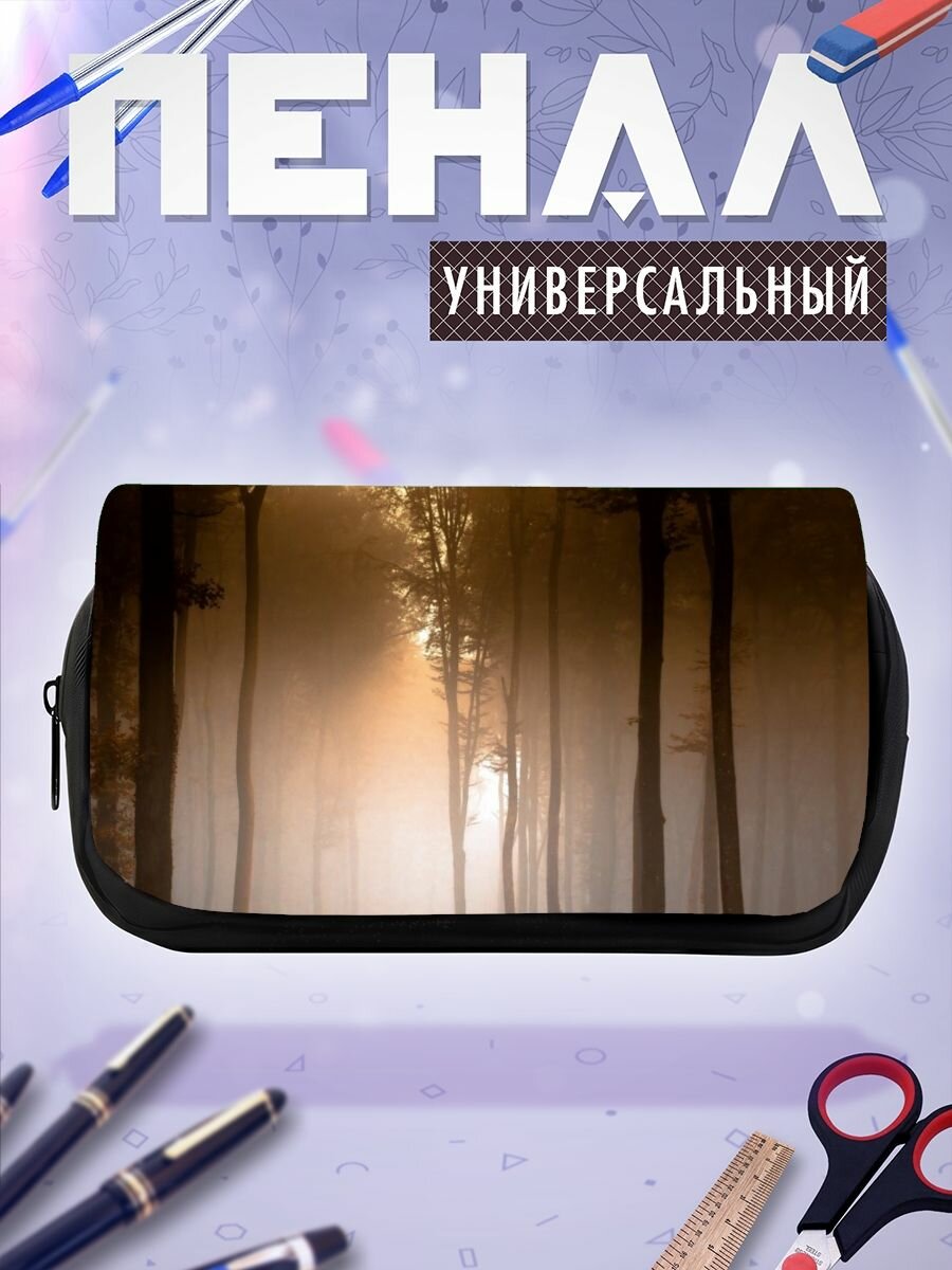 Школьный пенал дерево лес