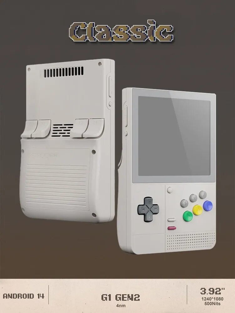 Retroid pocket classic Портативная игровая консоль Android 14 система 3,92-дюймовый Oled экран RP Classic игровая консоль