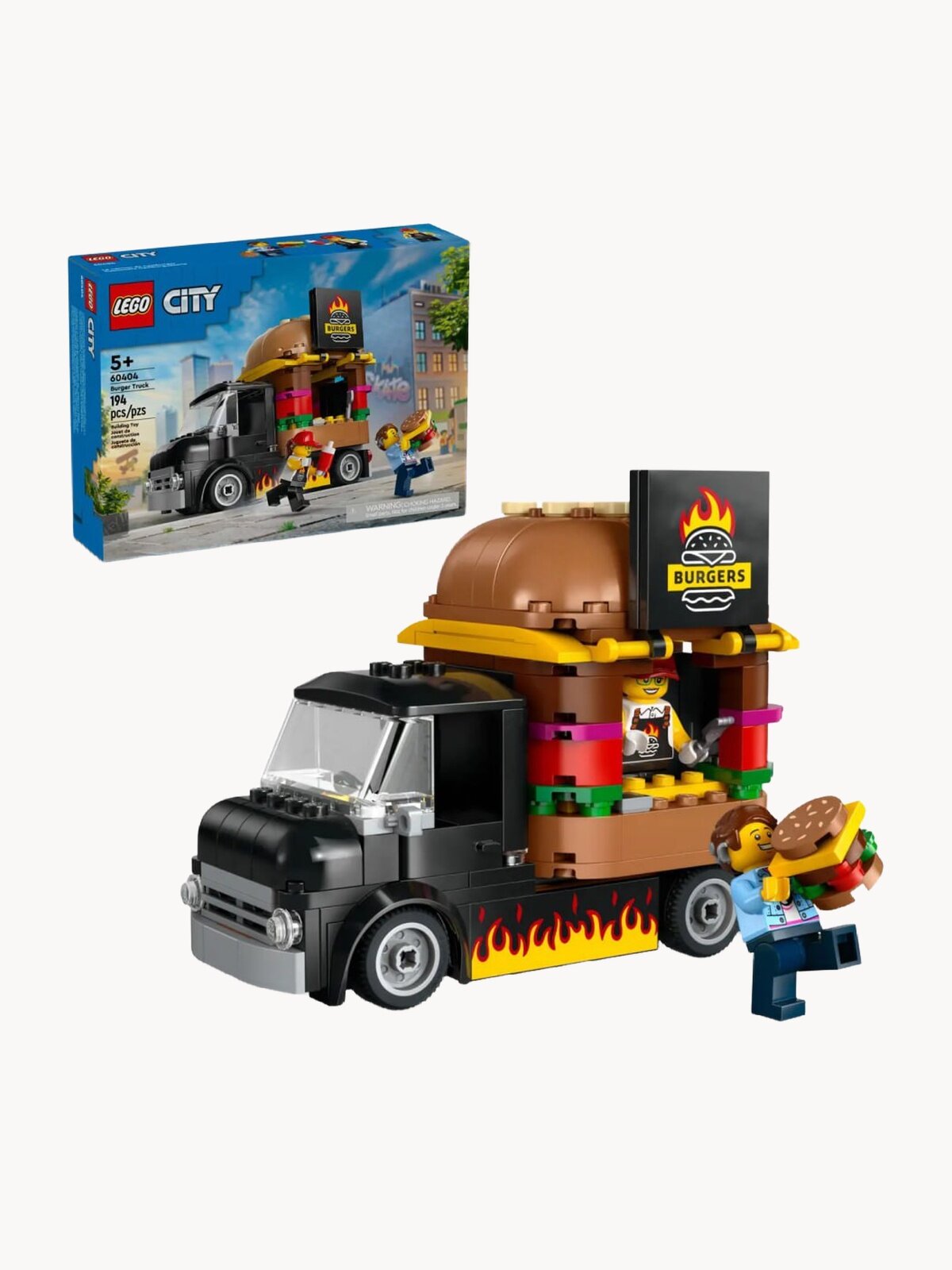 Конструктор LEGO City Burger Truck 60404 Бургерная на колесах, 194 дет.