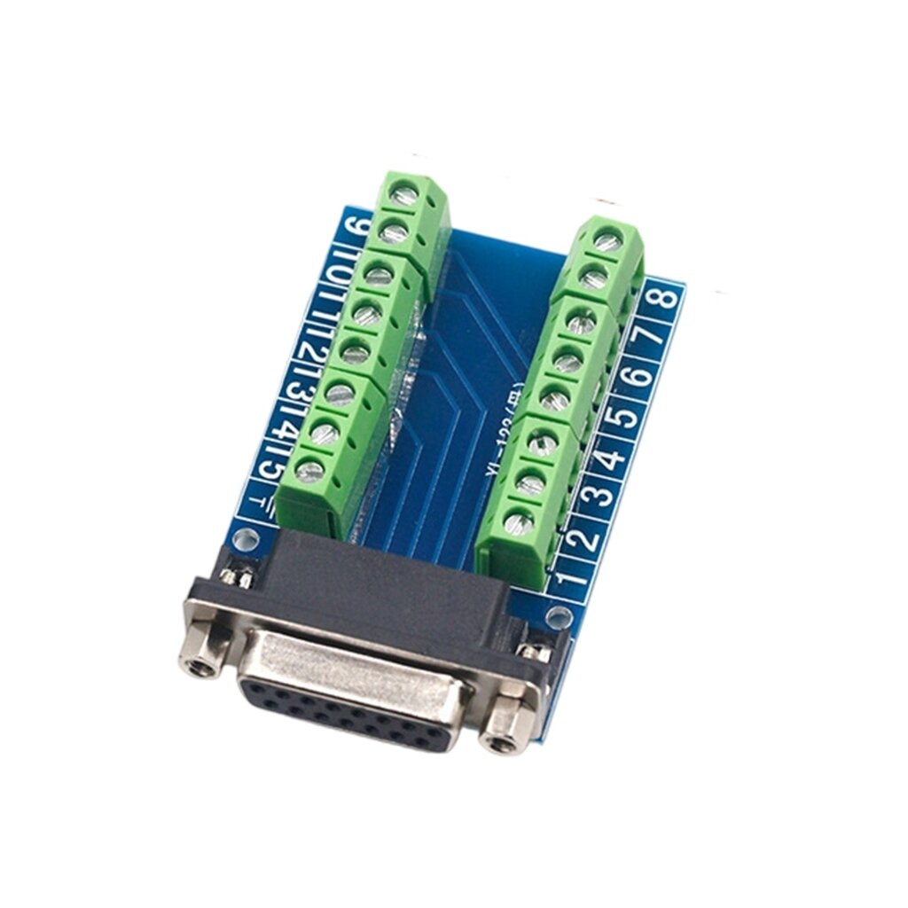 15-Контактный Разъем для Разветвителя сигнала VGA, Клеммы Блочной платы, Компактные Разъемы DB15