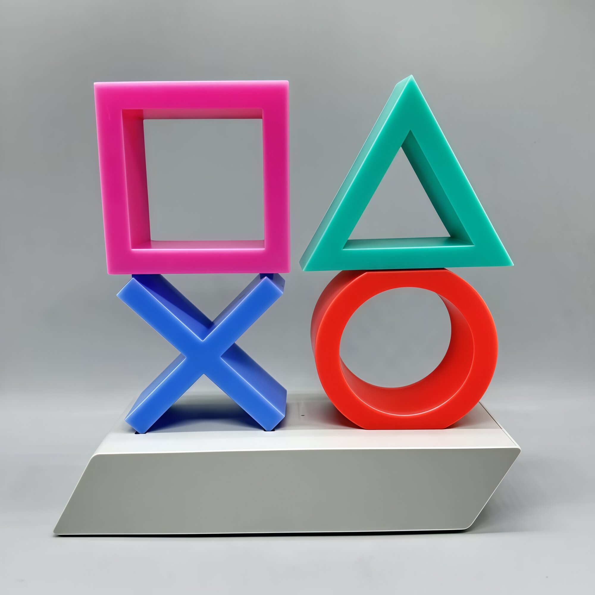 Светильник USB iBalance PlayStation Icons Light, черный, разноцветный