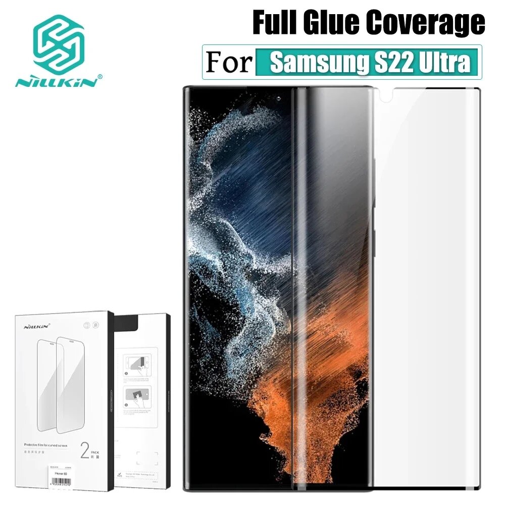 Защитная пленка для экрана NILLKIN, 2 шт, для Samsung Galaxy S22 Ultra S24 Plus, ударопрочная пленка из плексигласа, не закаленное стекло For S22 Ultra