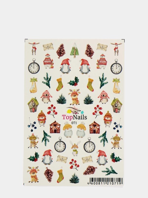 Слайдер Top Nails для дизайна ногтей, водный