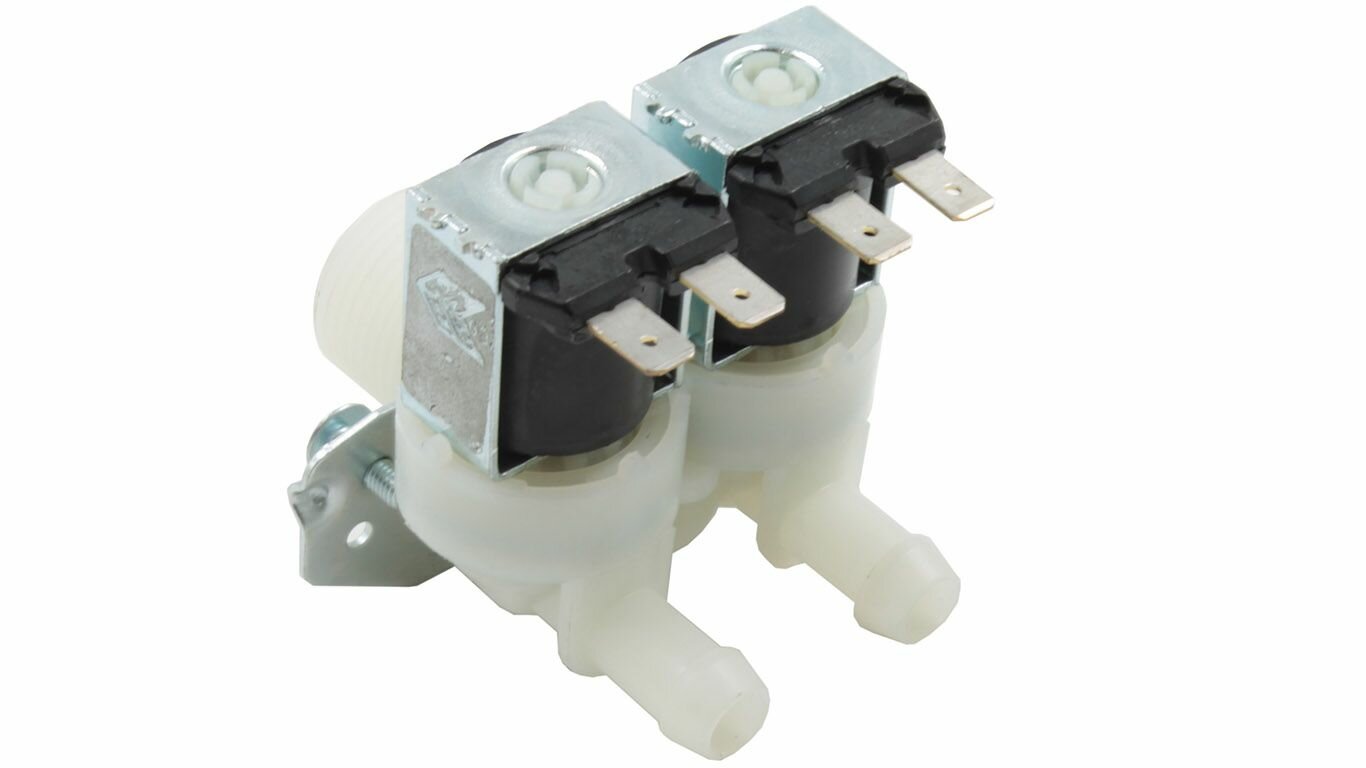 Электроклапан водяной для стиральных машин Candy 41013615 C102537, HJA8552 (2Wx180)