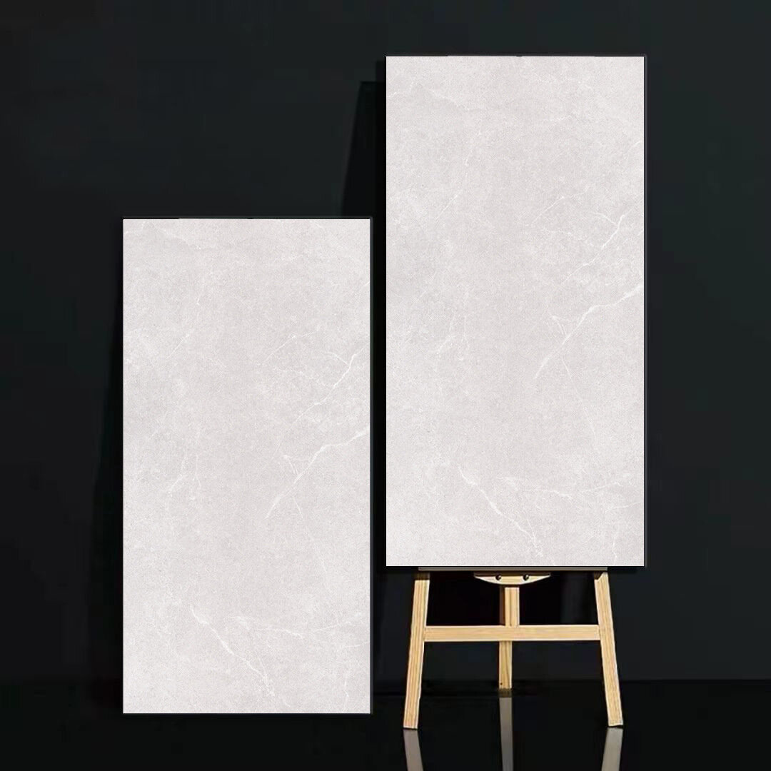 Прямые поставки с завода 750x1500 мягкие светлые микроцементные плитки для пола в гостиной и столовой, керамические плитки для виллы, нескользящие