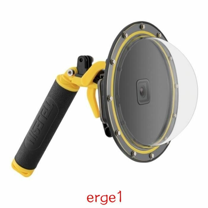 Купол (полусфера) аквабокс и поплавок для подводной съемки Telesin Dome Port для экшн камеры GoPro Hero 9 / 10 / 11