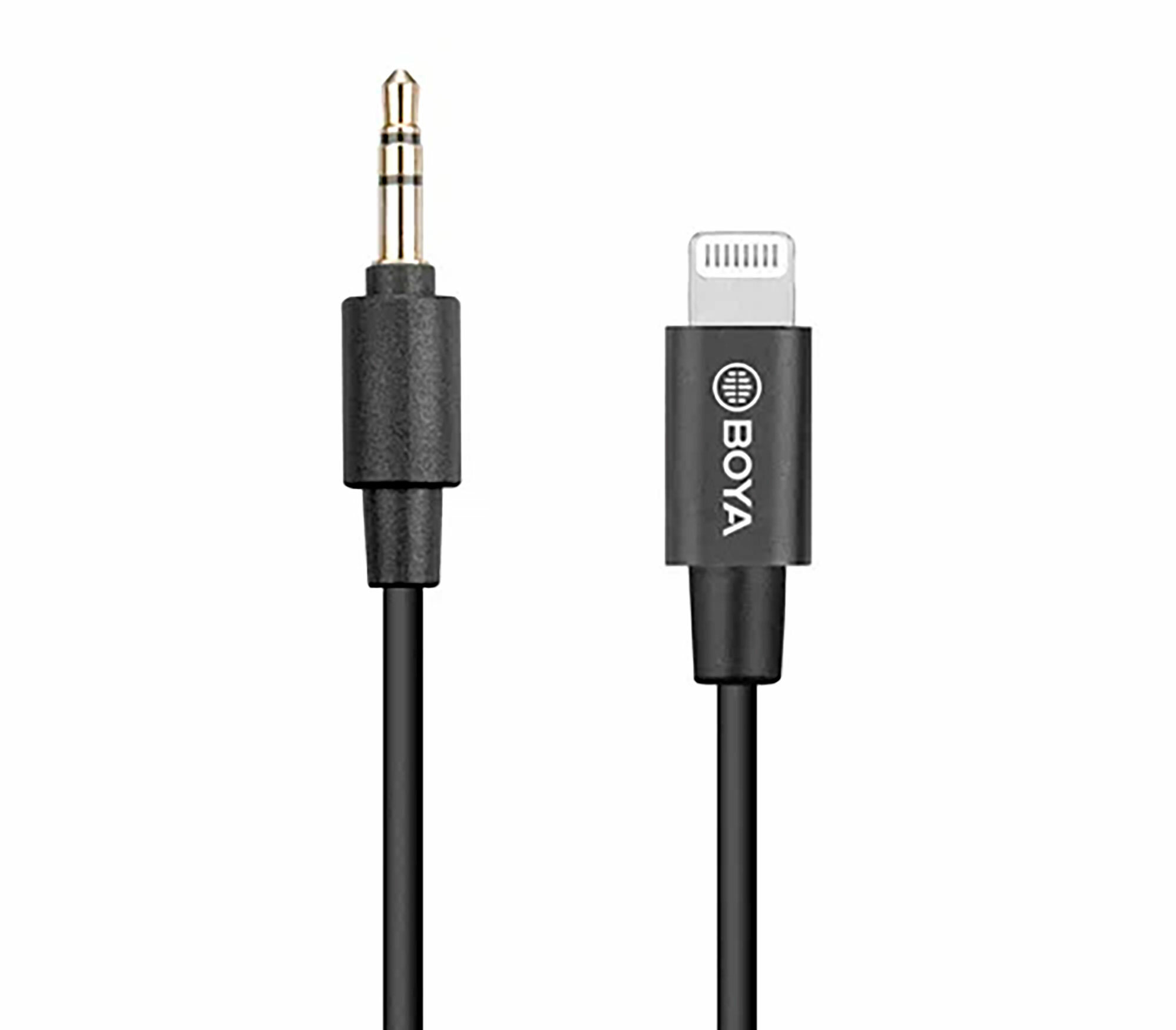 Адаптер Boya BY-K1 с 3.5мм TRS на Lightning