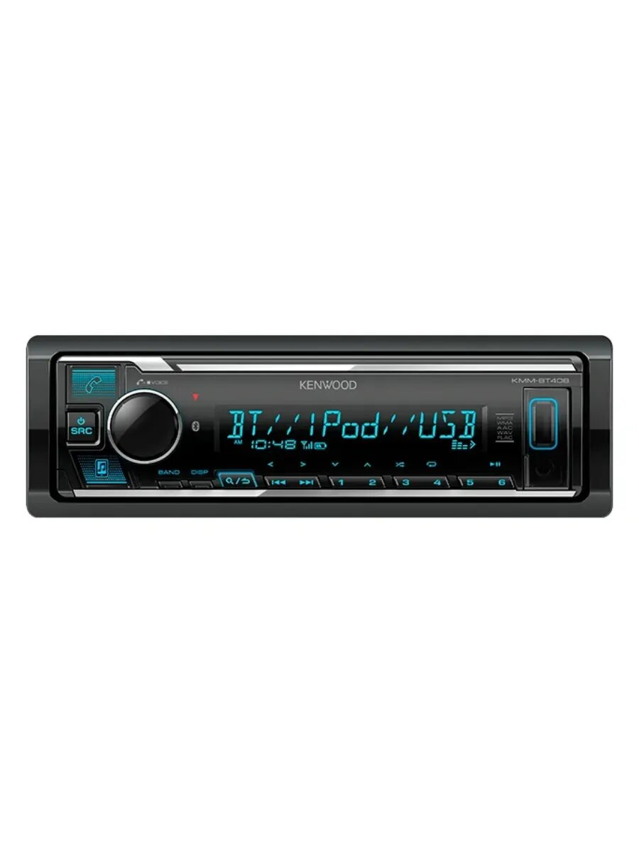 Автомагнитола Kenwood KMM-BT408 1DIN 4x50Вт v4.2 DSP 3