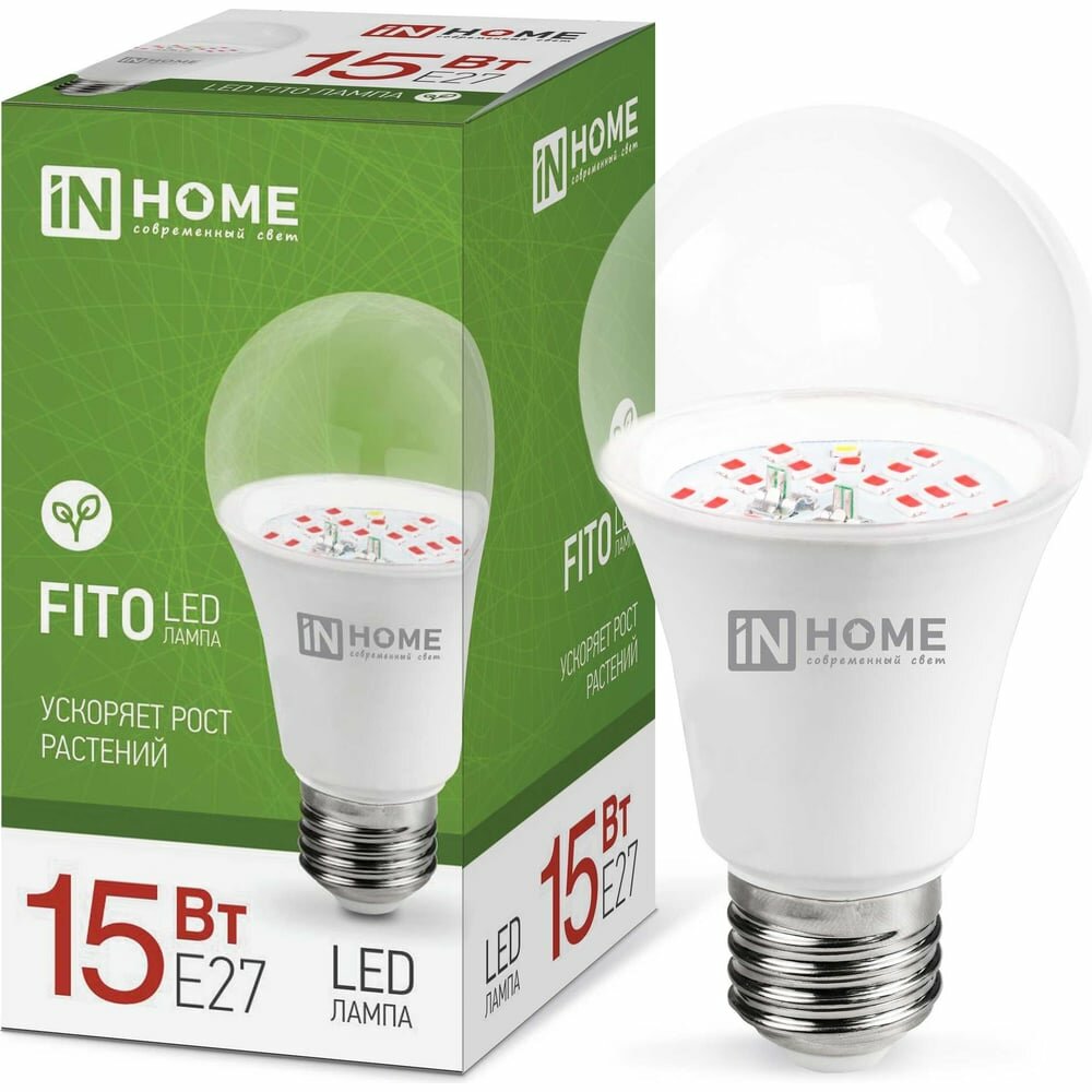 Светодиодная лампа IN HOME LED-A60-FITO