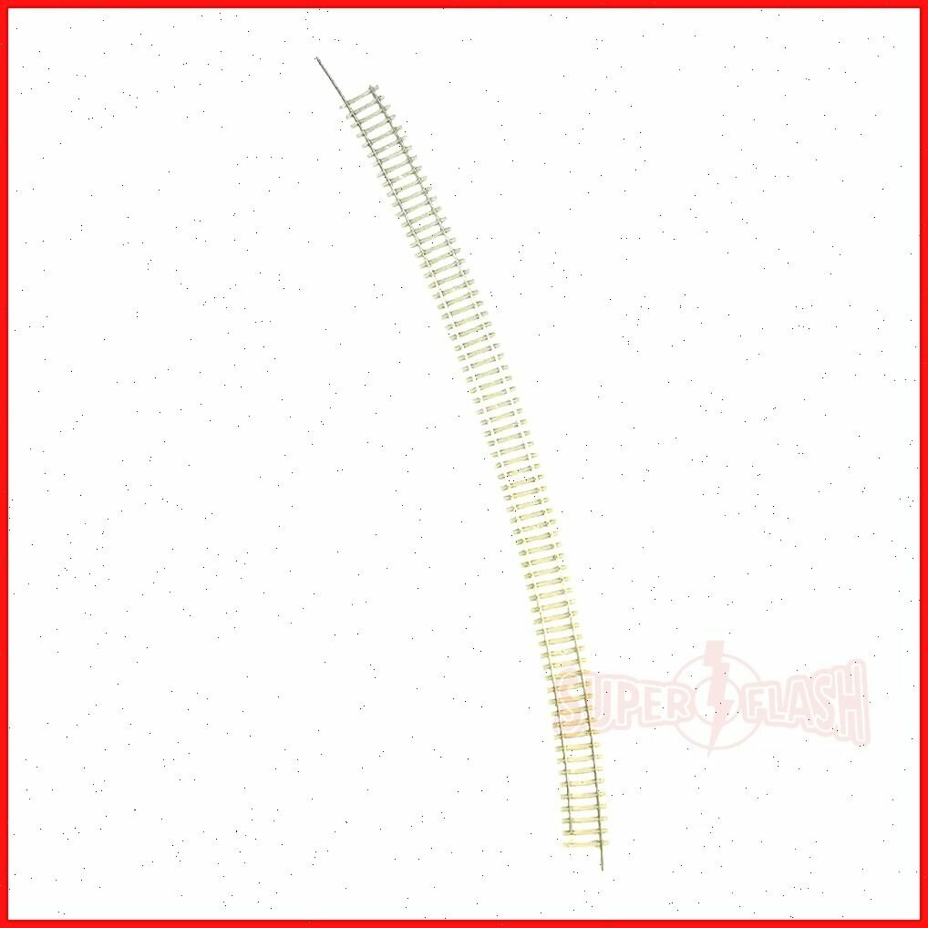 Рельсы для модели поезда масштаб 1:87, гибкий путь 50 см для детских игр и диорам