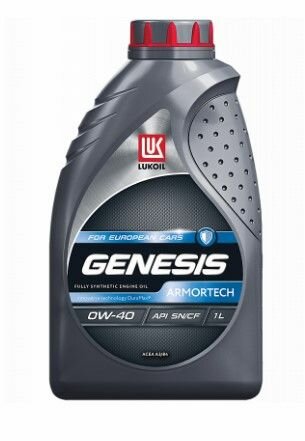 Масло моторное синтетика 0W40 Genesis Armotech SN/CF 1л ЛУКОЙЛ, 3150660