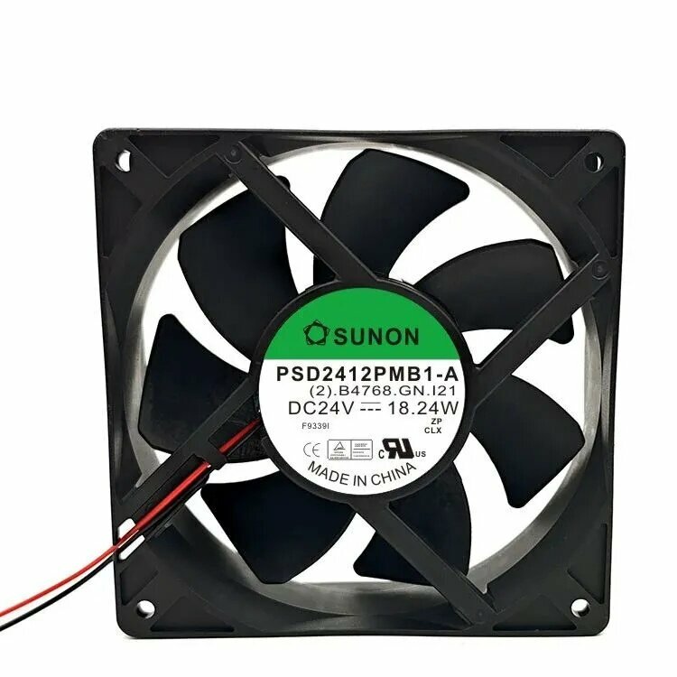 PSD2412PMB1-A DC24V 18.24W Охлаждающий вентилятор 120*120*38mm