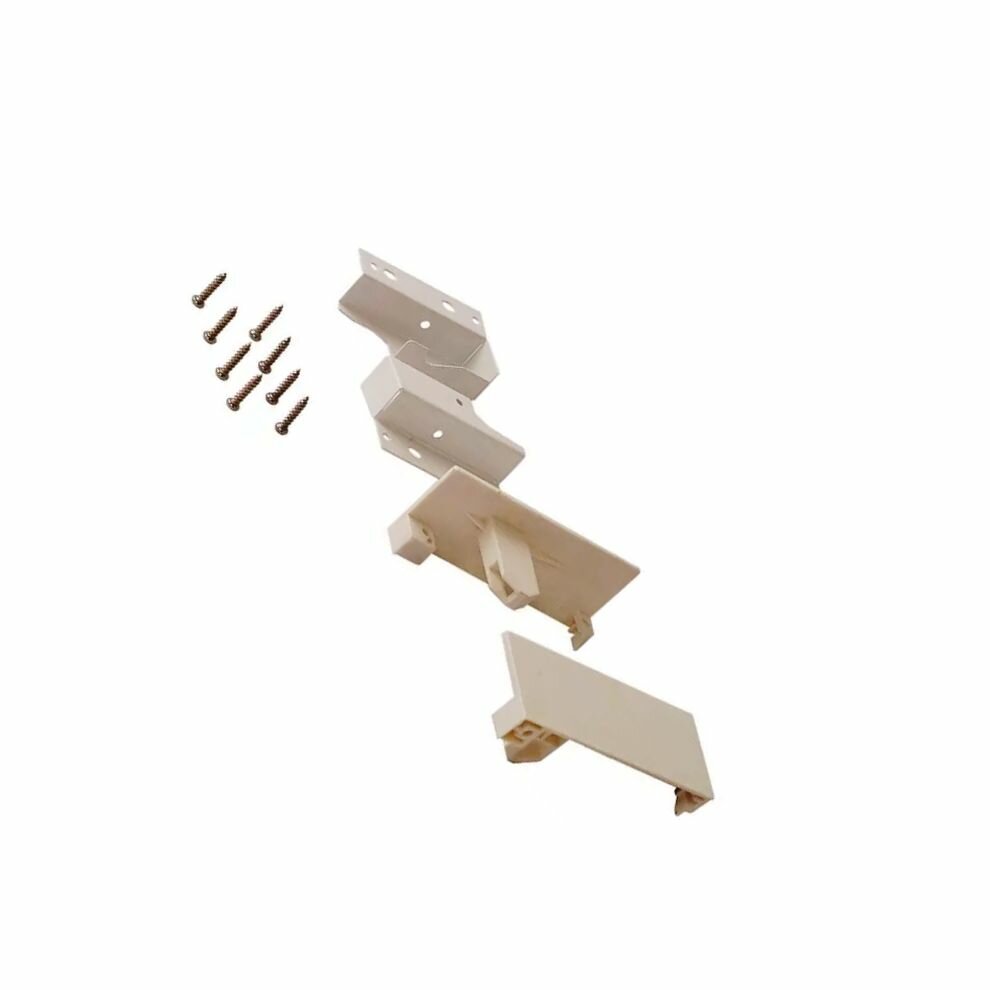 Комплект креплений Firmax высота 84 мм для внутреннего ящика Newline, белый (алюминий + пластик) 1 ком.