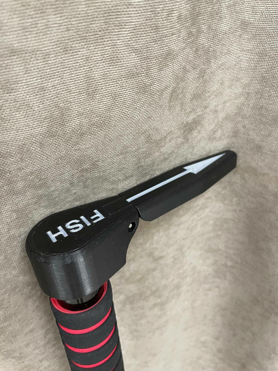 Ручка для зимнего ротатора под трубу 25 мм с люминесцентной стрелкой