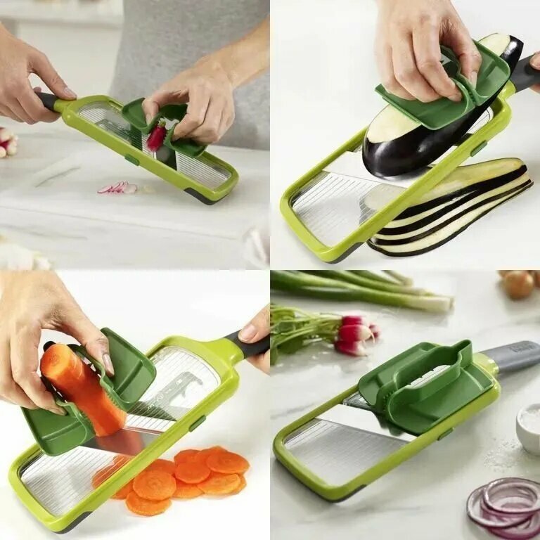 Терка-шинковка Mandoline с держателем для продуктов