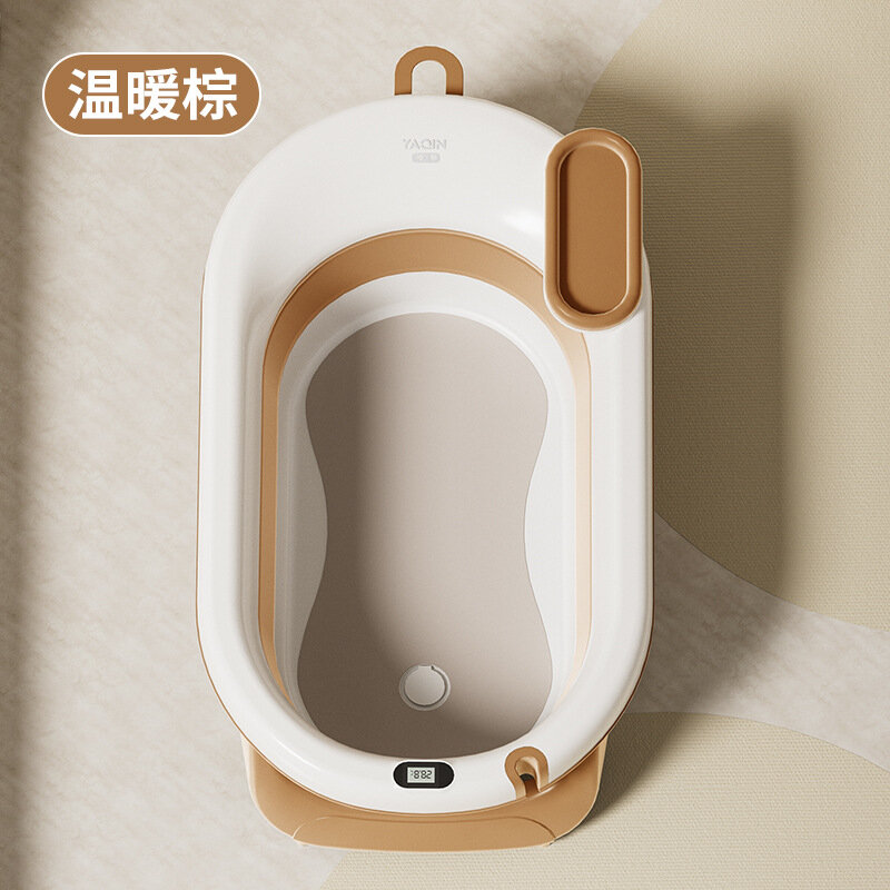 Ванночка для купания Yaqin, детские принадлежности, большая складная ванночка для новорожденных, для сидения и лежания, домашнее использование