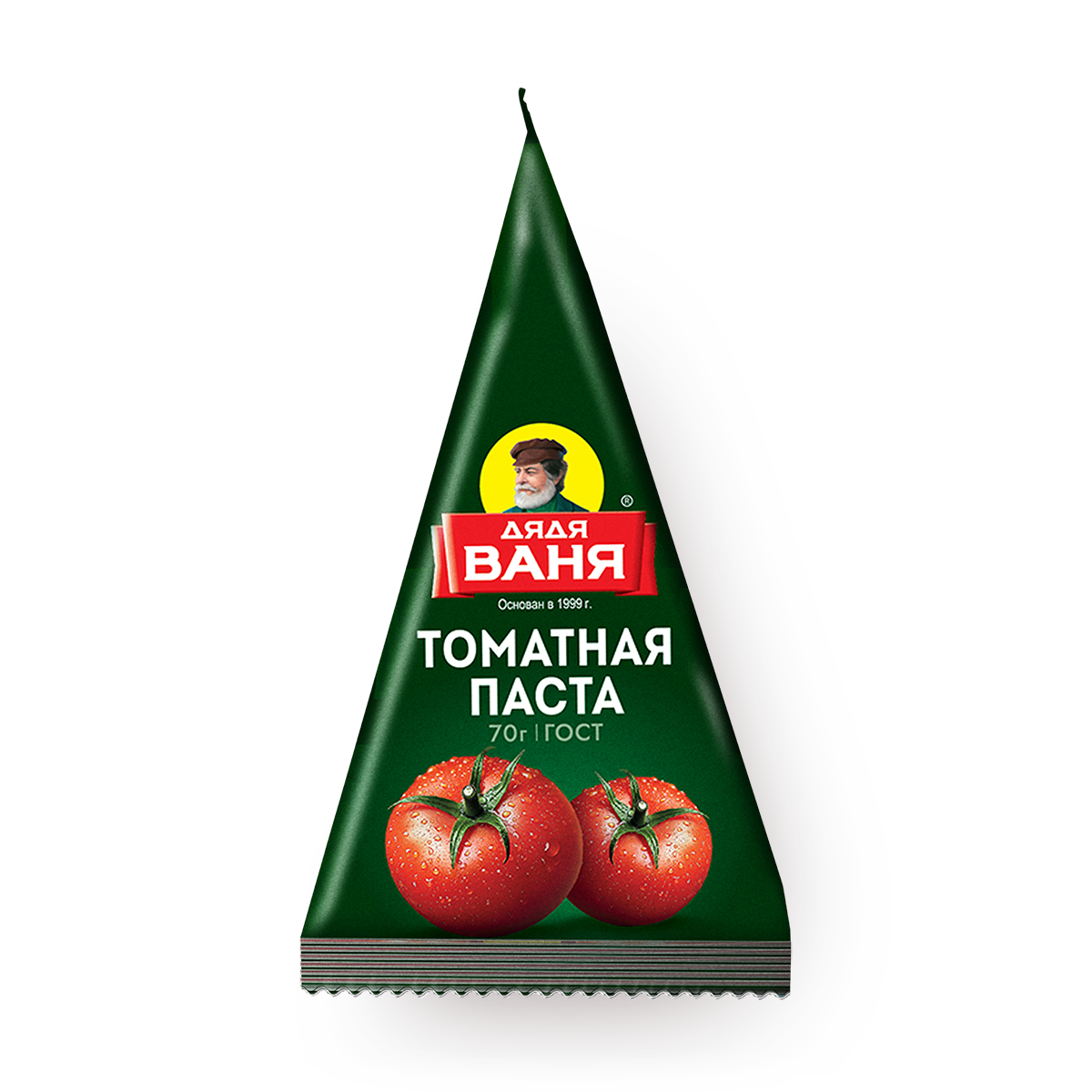 Томатная паста "Дядя Ваня", концентрированная, в картонной коробке, 70 г