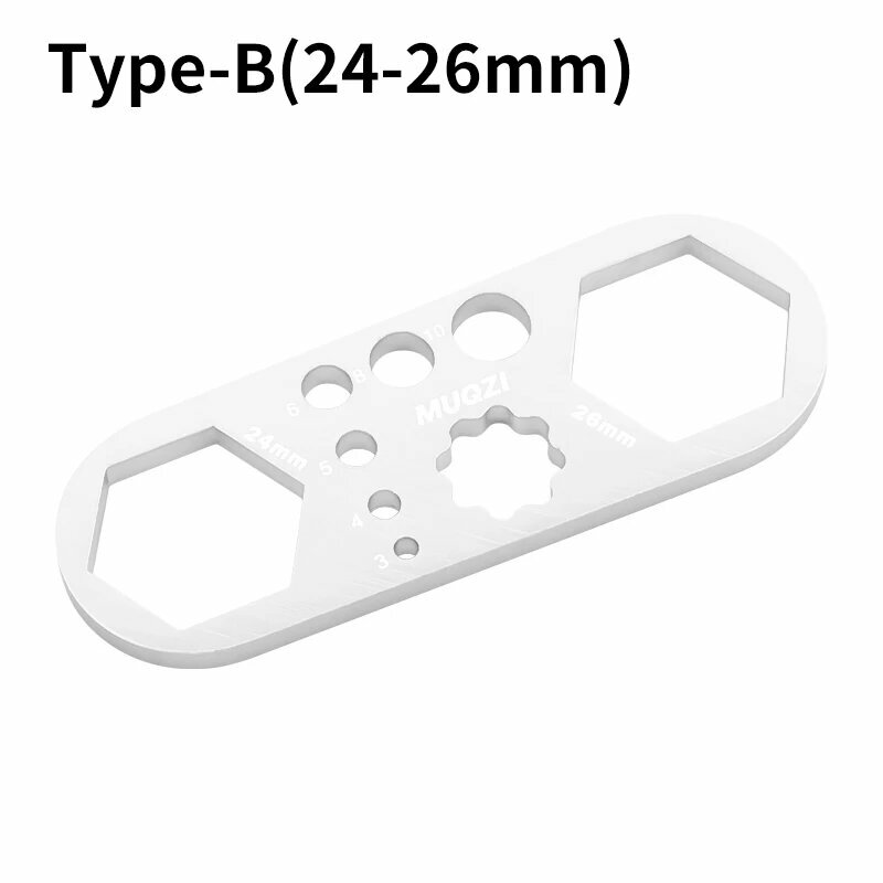 MUQZI Ключ для вилки велосипедной, белый, Type B 24-26