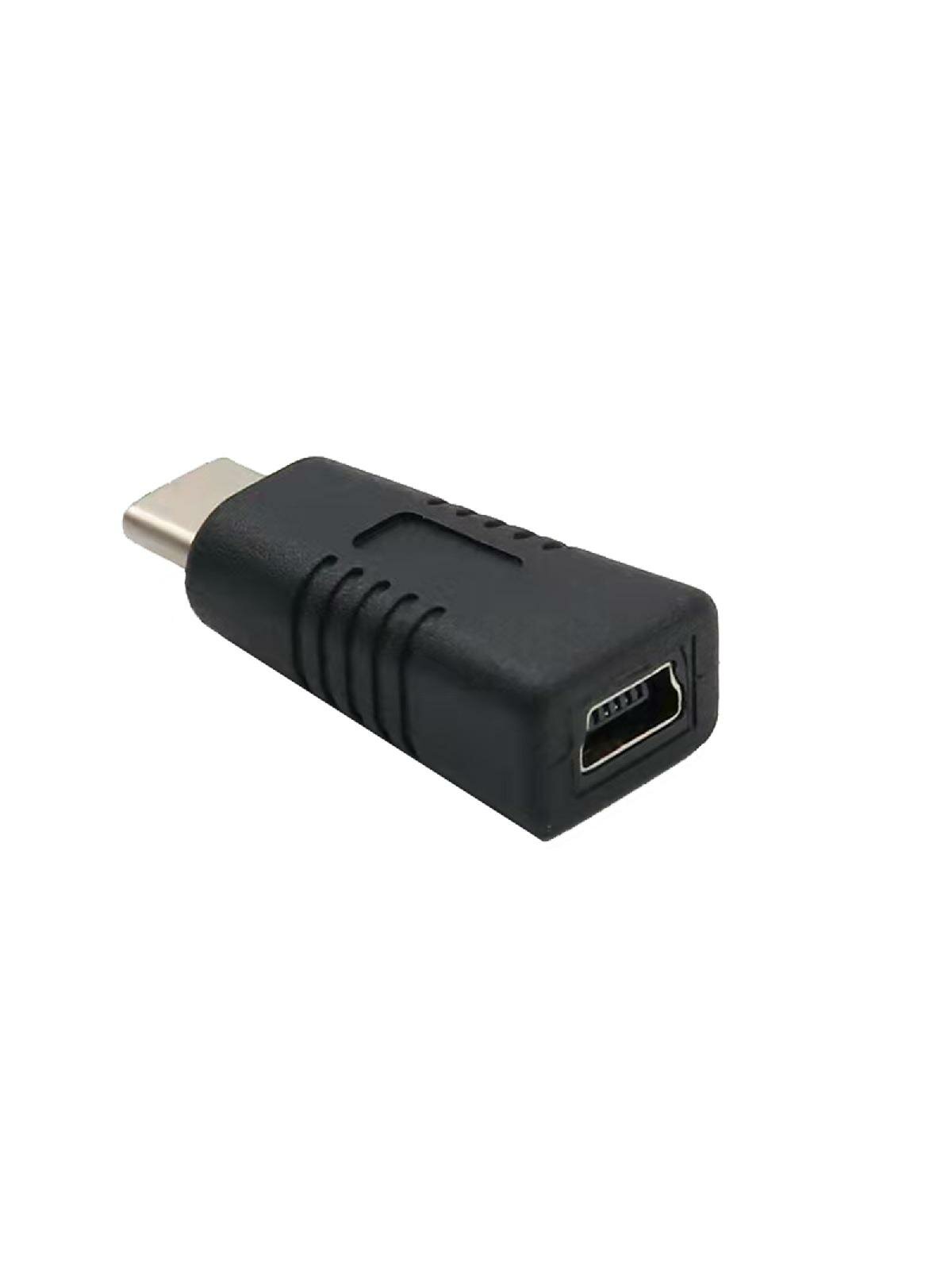 Адаптер Mini USB Female-Type C Male Поддерживает передачу данных для зарядки телефона