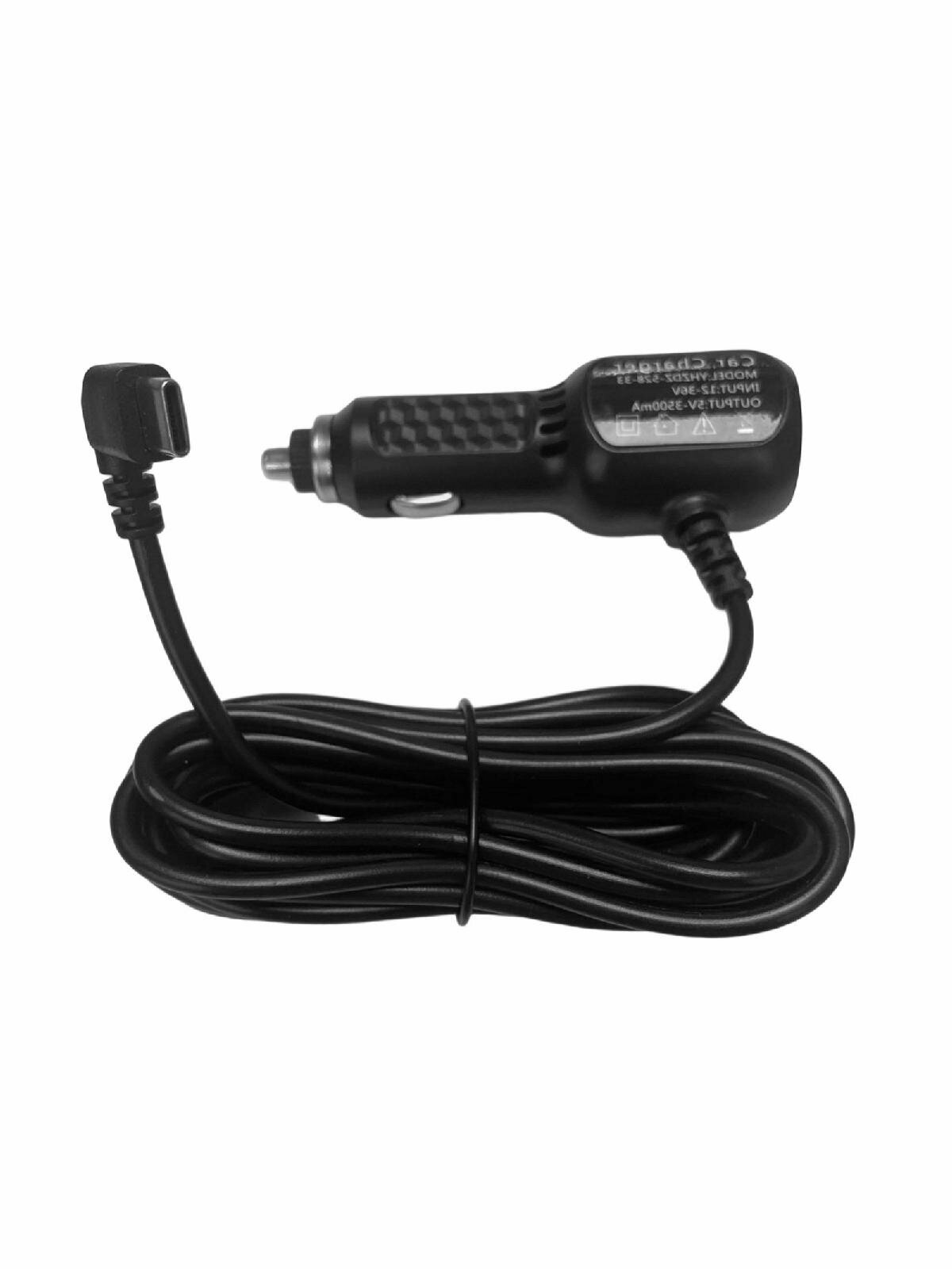 3,5 м кабель Type C Автомобильный видеорегистратор для видеорегистраторов Порты USB C Источник питания 12-24 В