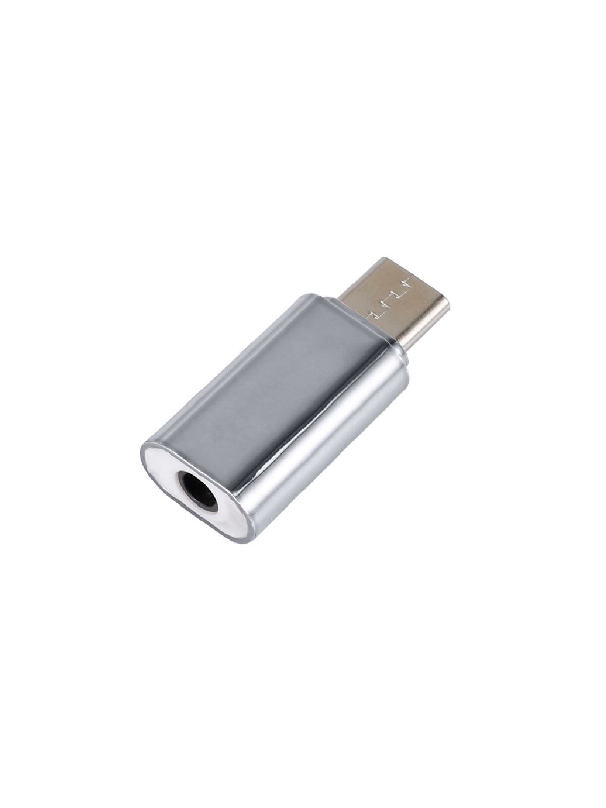 Прочный аудиоадаптер USB C Type C с разъемом 3,5 мм на головку Конвертер