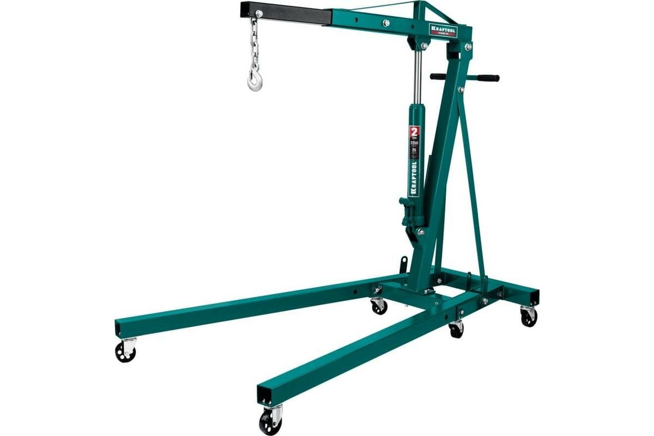 KRAFTOOL KMG-2, 2 т, 25 - 2250 мм, складной гидравлический кран (43411-2)