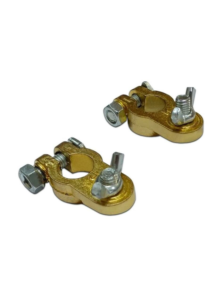 Клеммы АКБ AVS, комплект 2 шт, EURO, (арт. A40873S)