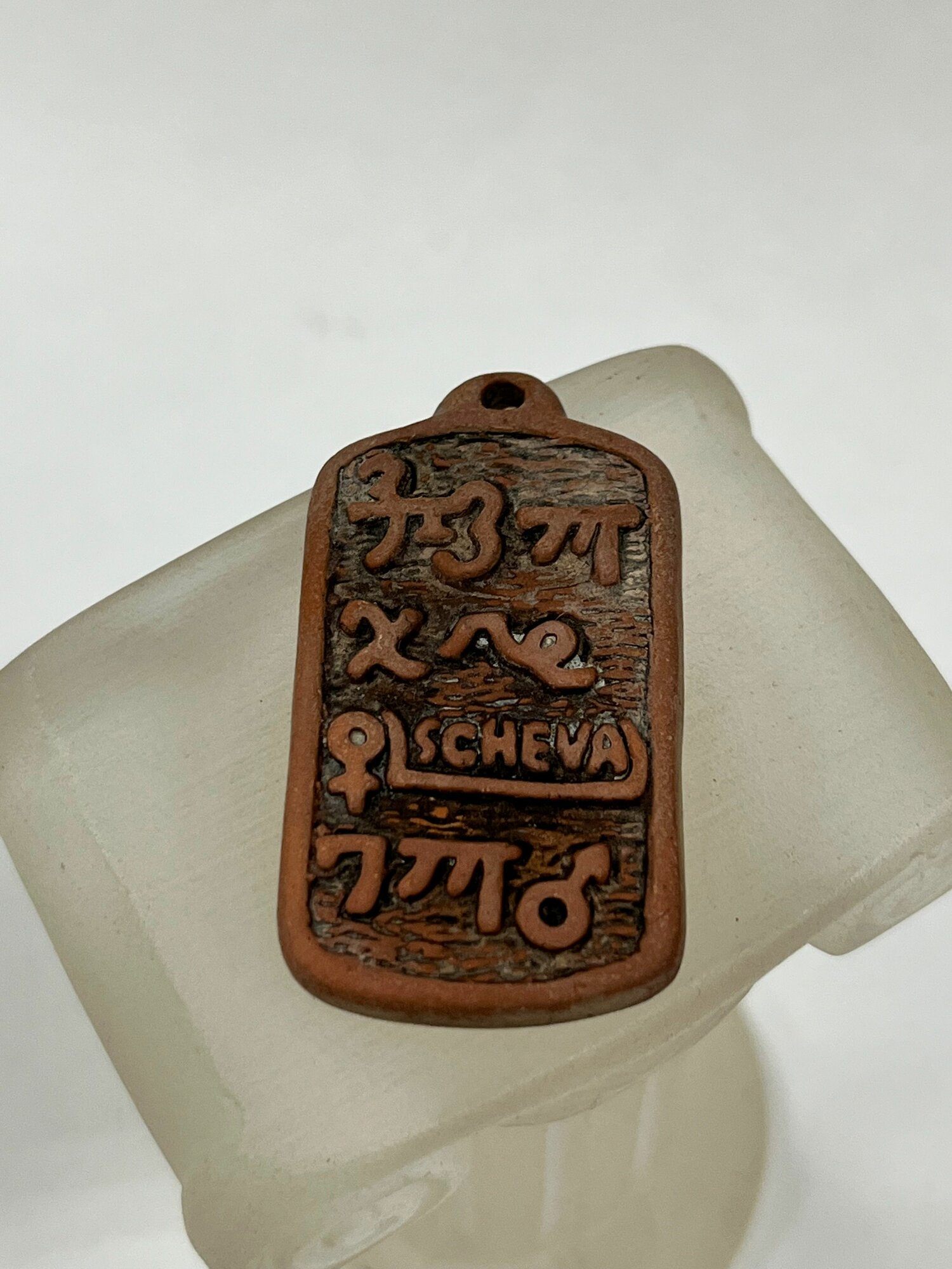 Винтажный кулон, подвеска для колье, керамическая, ручная работа