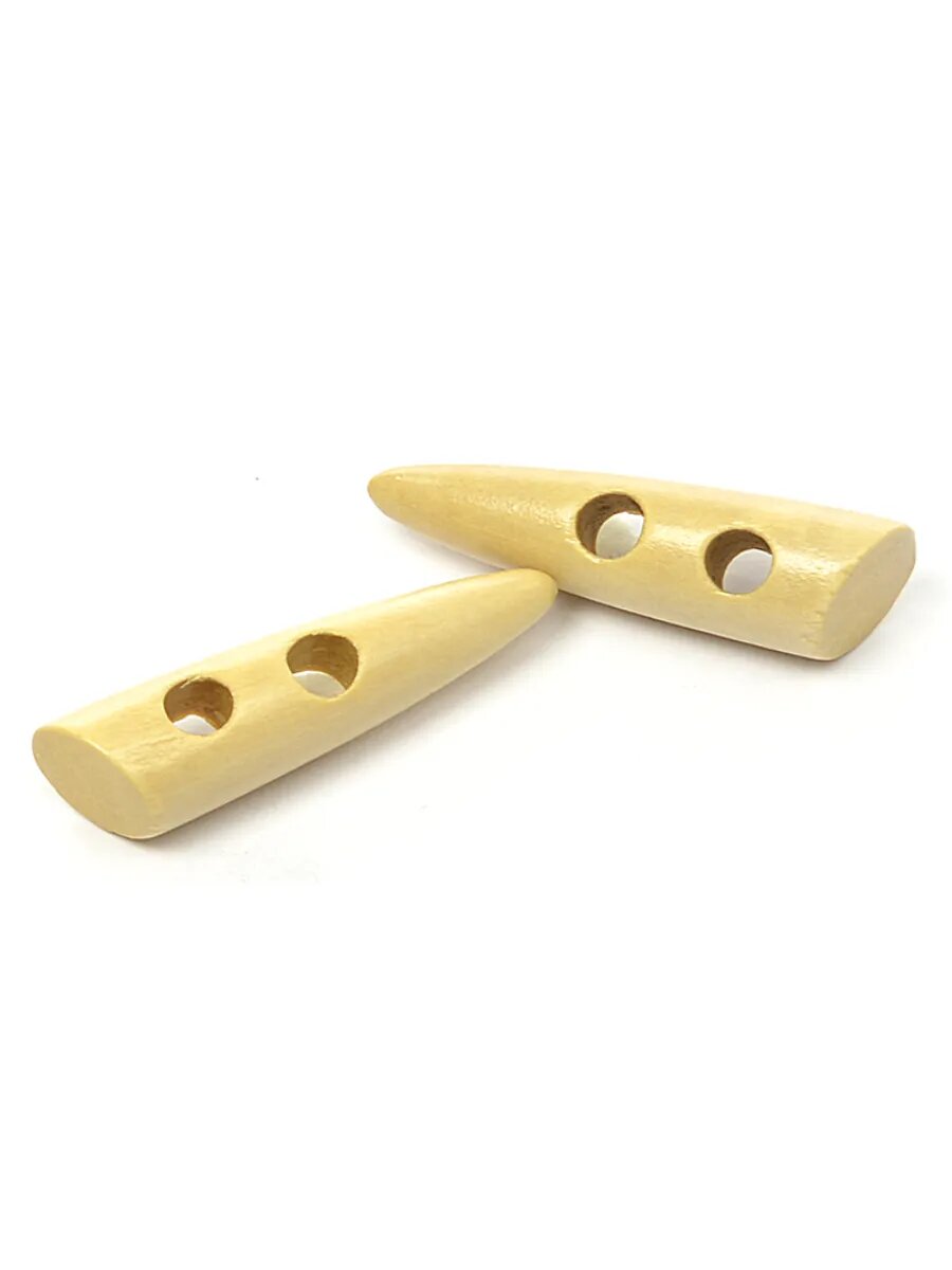 Пуговицы деревянные 60 мм, 20 шт